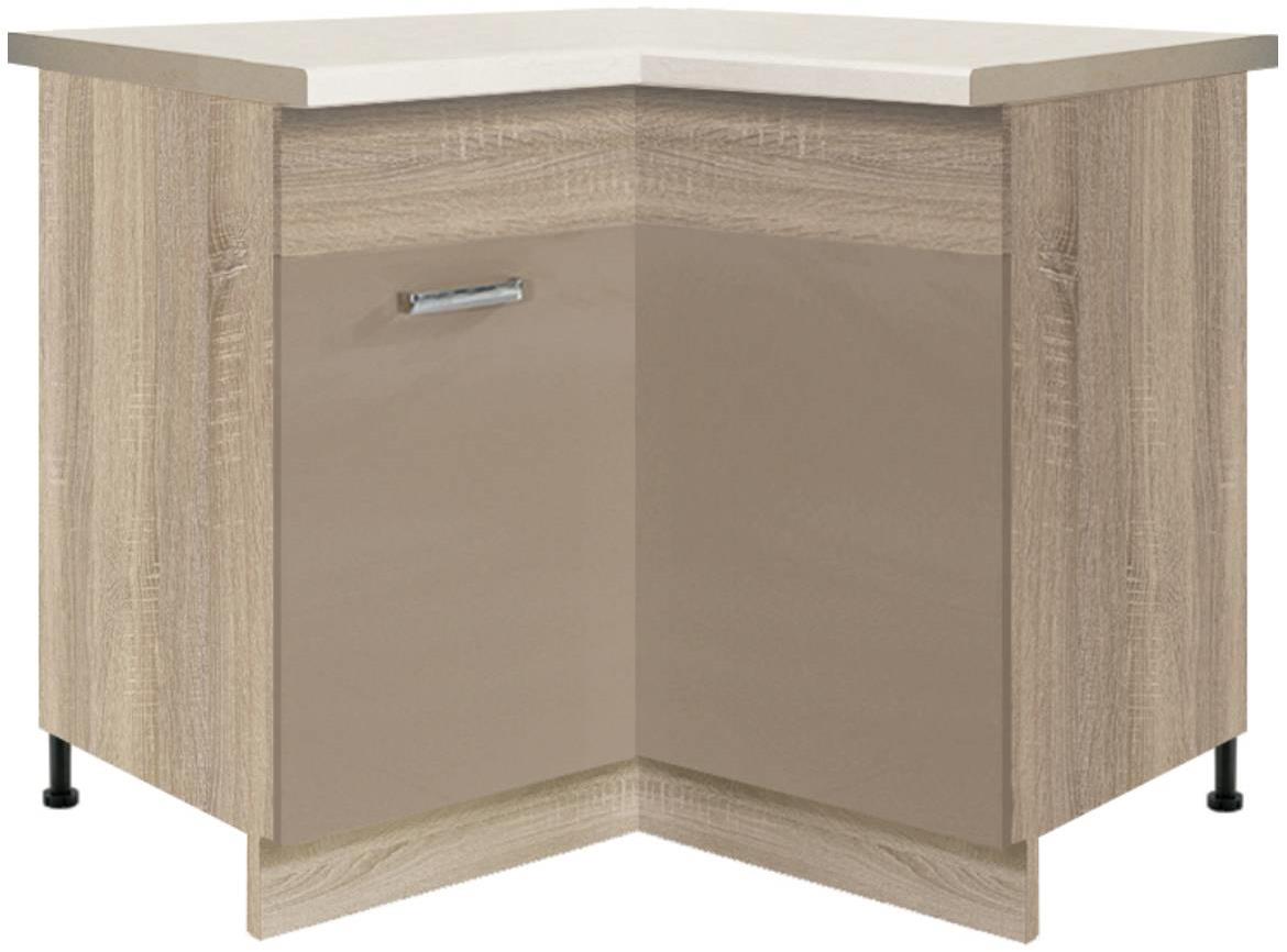 Premio 16d ugaoni kuhinjski element 1 vrata 90x90x82 cm natur (sonoma ...