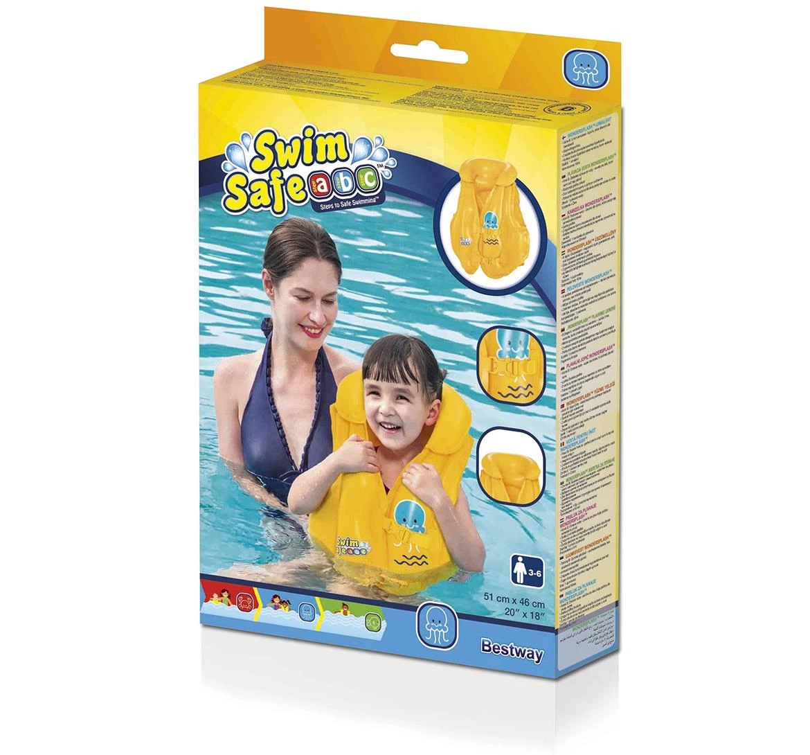 Prsluk Swim Safe Abc 18-30 kg 3-6 32034 | Emmezeta webshop