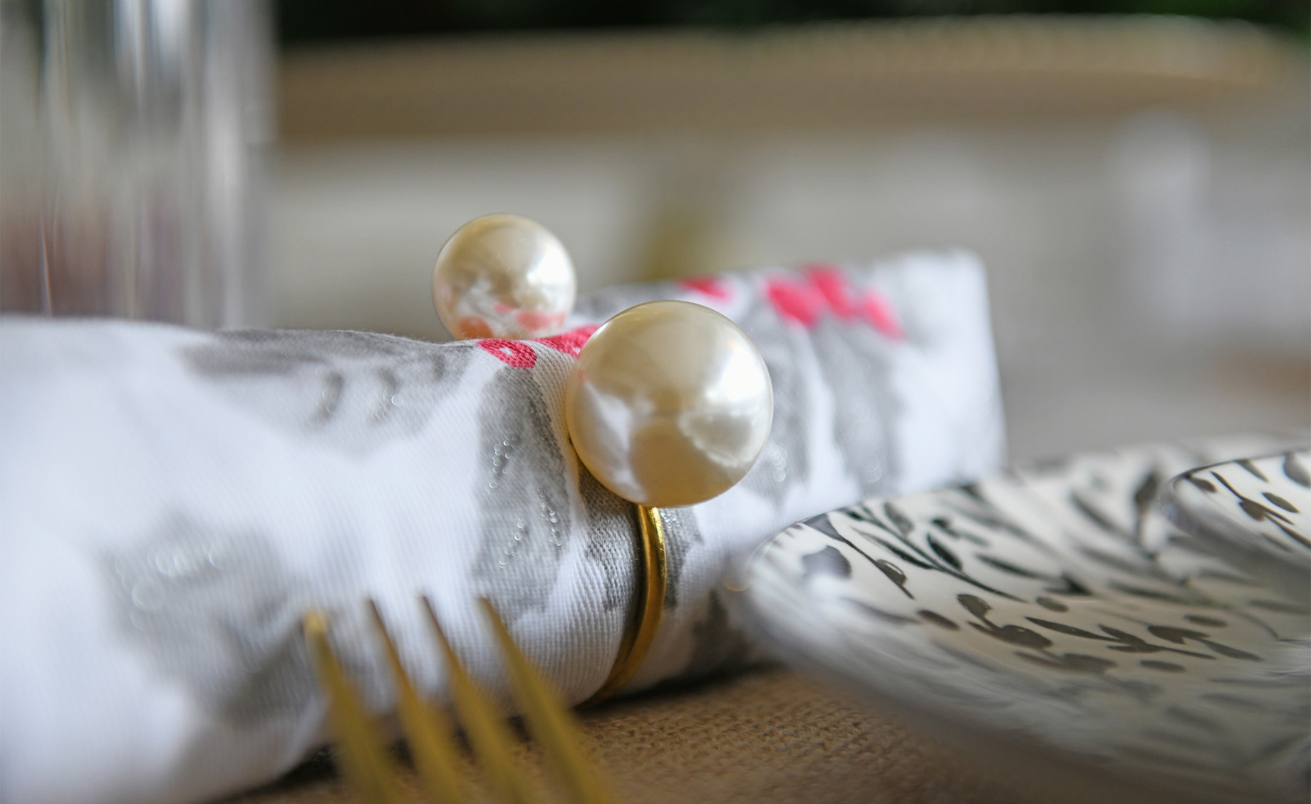 Prsten za salvete Pearl više vrsta | Emmezeta webshop