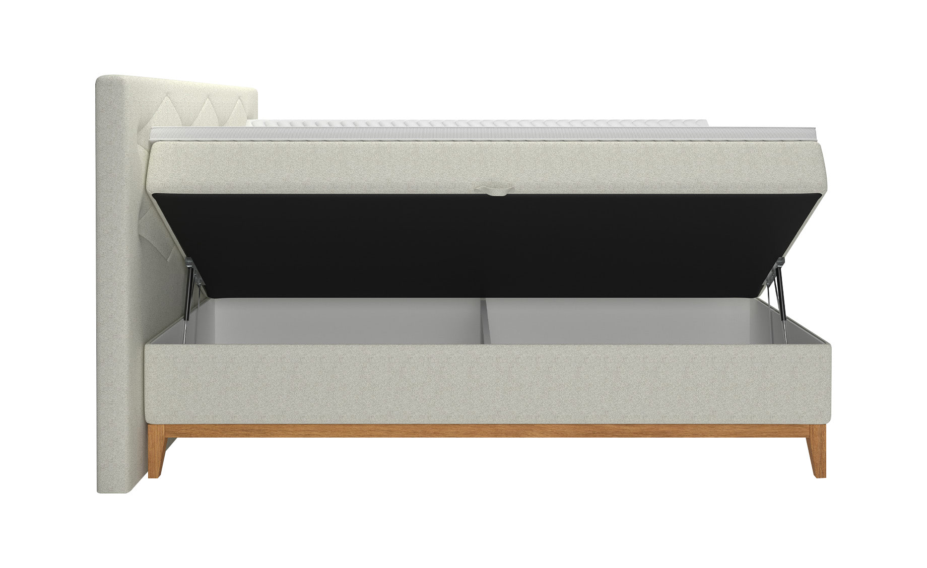 Hout boxspring krevet 204x215x113 cm | Emmezeta webshop