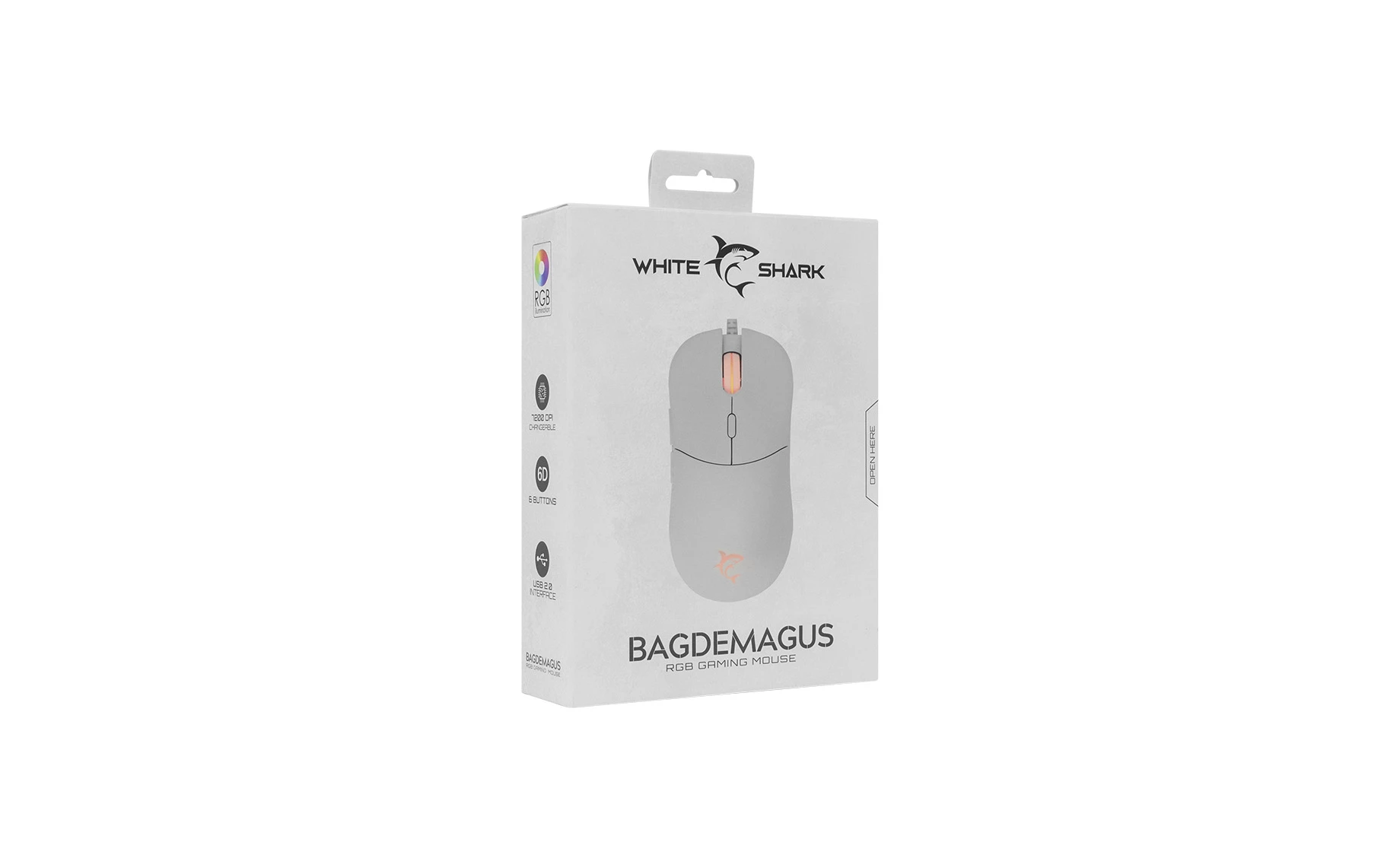 White Shark GM-5010 BAGDEMAGUS-W gaming miš | Emmezeta webshop