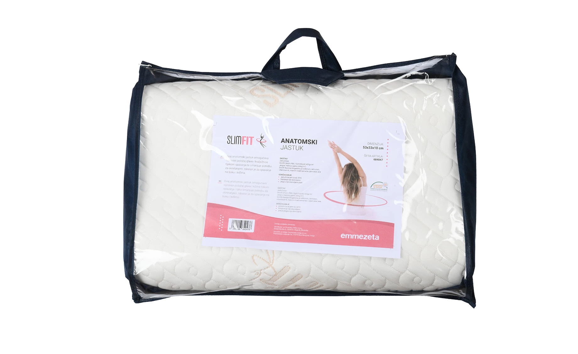 Slimfit anatomic jastuk 53x33x10 cm | Emmezeta webshop