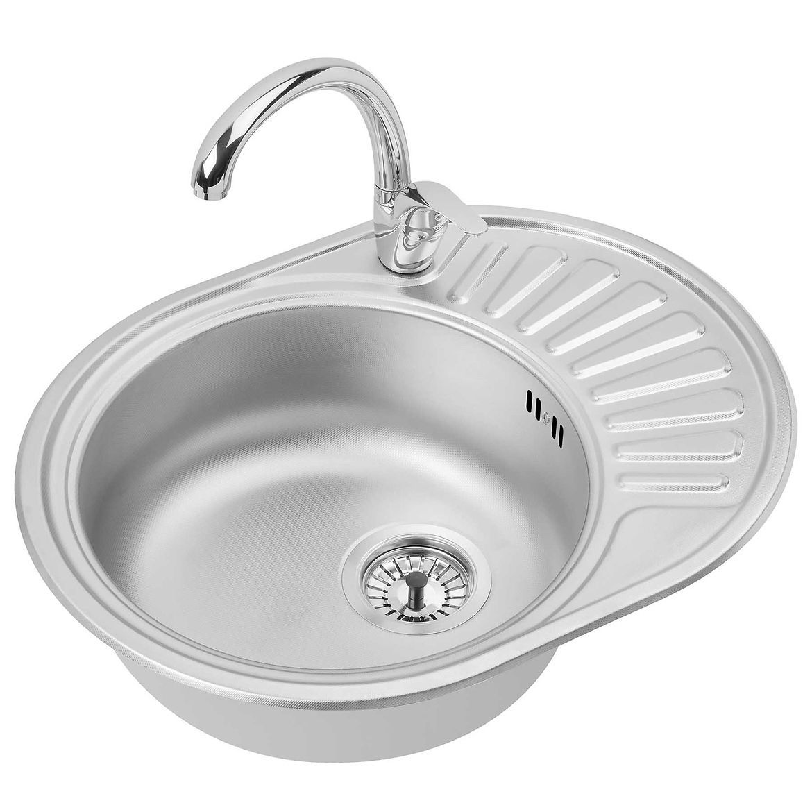 Alveus Aston 40 57x44 sudoper inox +slavina | Emmezeta webshop