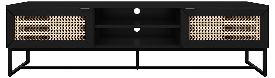 Sailor TU01-W TV stalak 2 ladice 120x40x50 cm crna | Emmezeta webshop