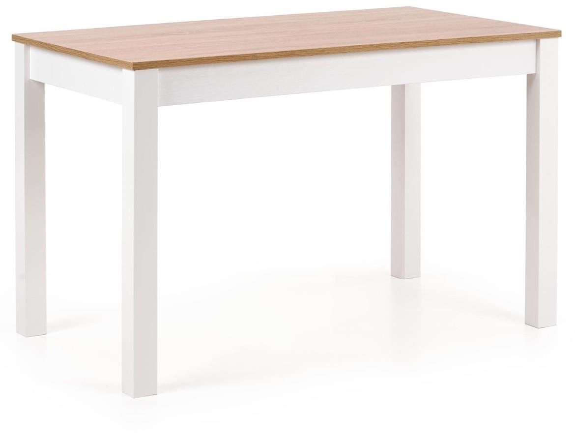 Ksawery stol 120x68 Ploca/Abs/MDF – Sonoma hrast/Bijela | Emmezeta webshop
