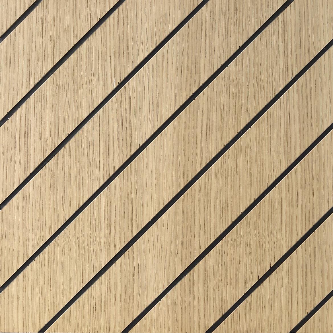 Panel quadro Diagonal hrast 40x40 cm MDF | Emmezeta webshop