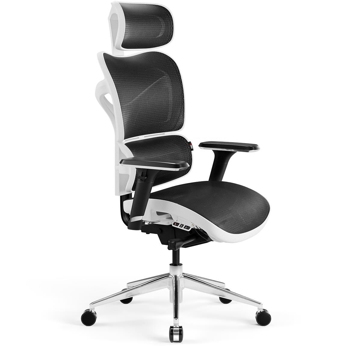 Diablo V-Commander uredska stolica 68x50x121,5 cm crno bijela ...