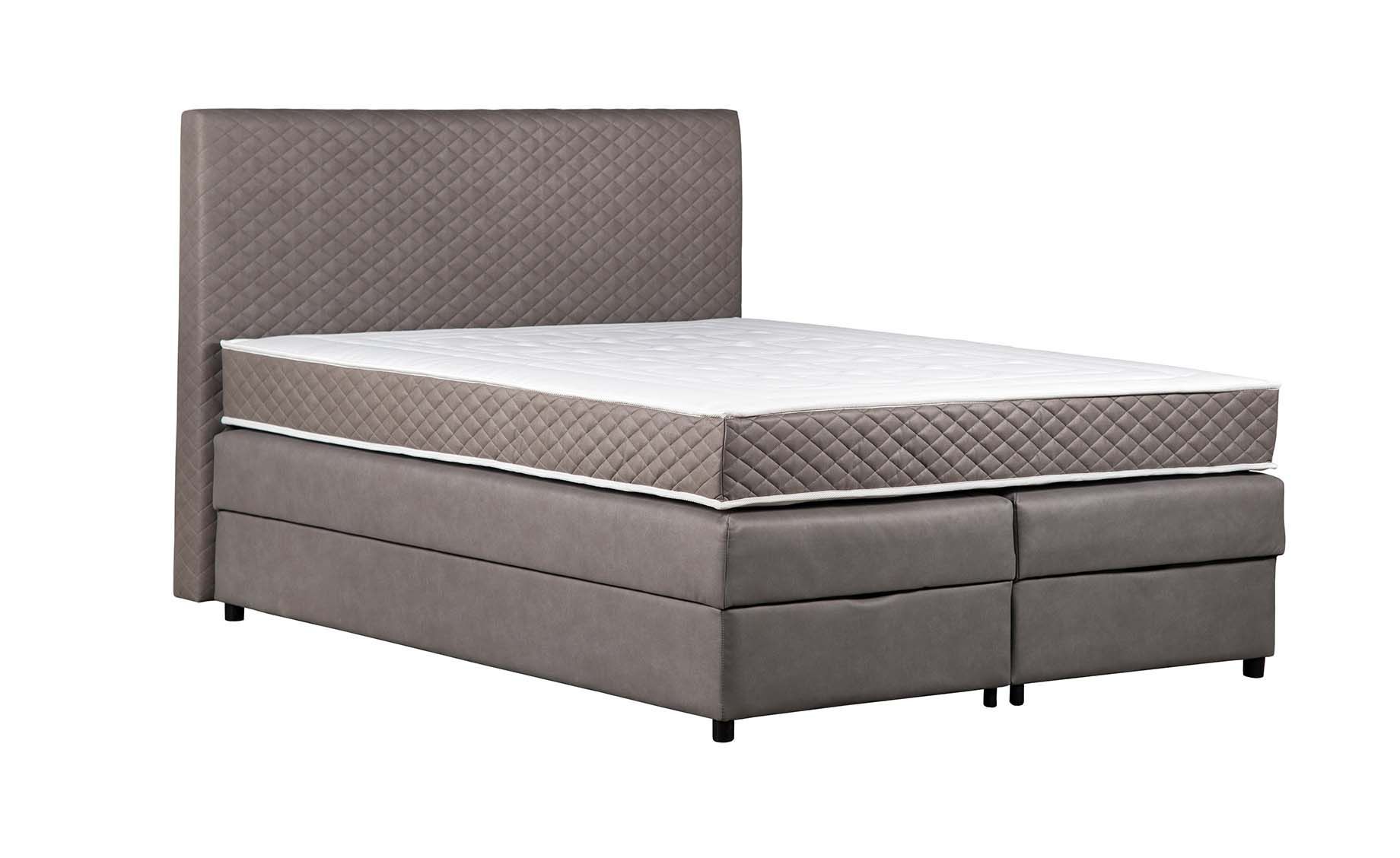Richmond boxspring krevet 140x210x120 cm sivi | Emmezeta webshop