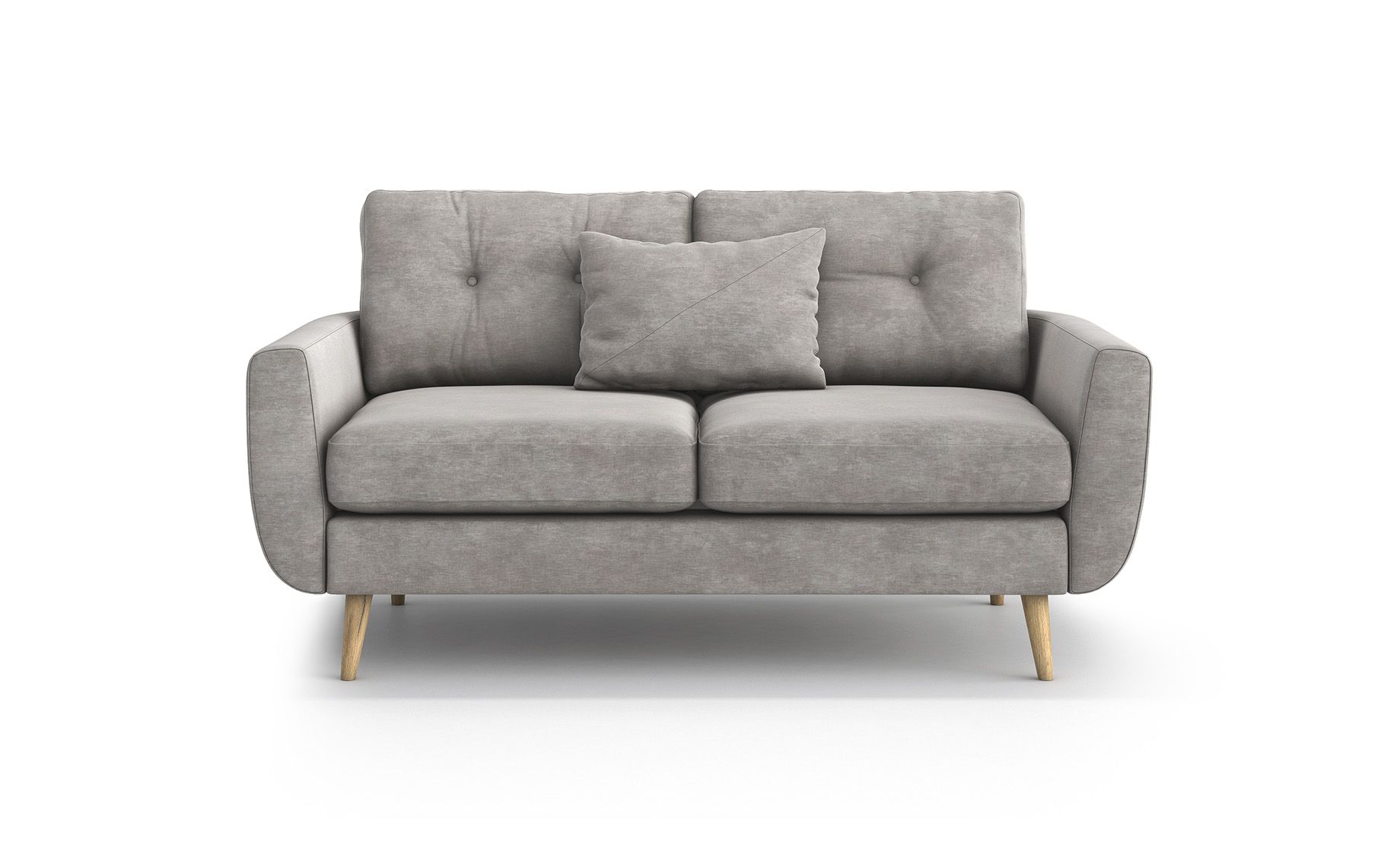 Harris dvosjed 162x91x86 cm svijetlo siva | Emmezeta webshop
