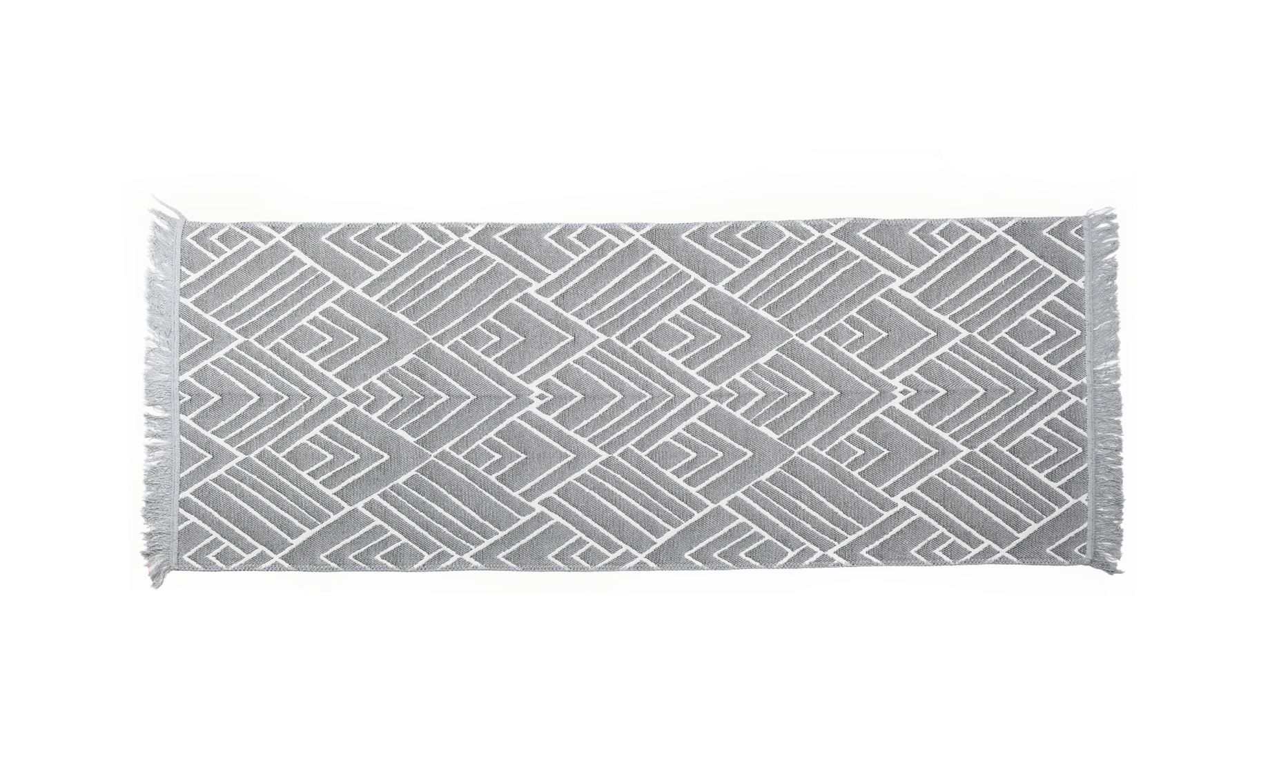 Tepih Boho Kilim 80x200cm sivi | Emmezeta webshop