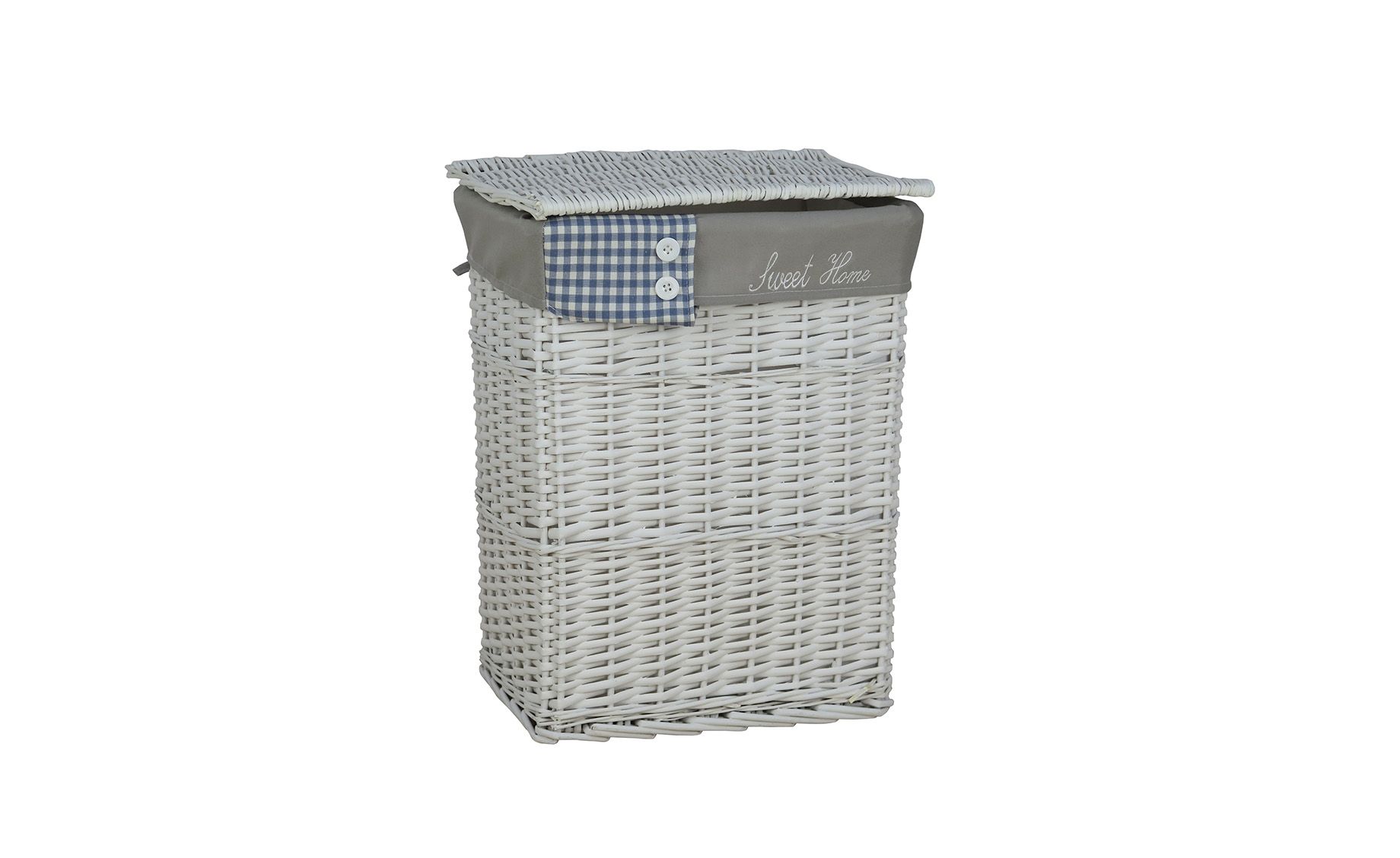 Korpa za veš Sweet Home 37x27x48cm bela | Emmezeta webshop