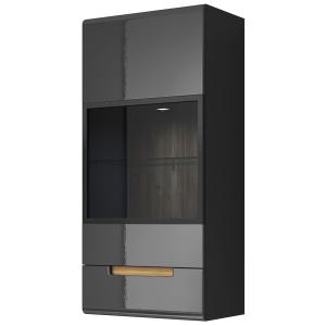 Hektor viseci element 1 vrata 60x37x128 tamno siva | Emmezeta webshop